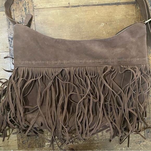 Bags | Cow Polyurethane Purse Fringe Shoulder Bag Hippie Western Boho ...
